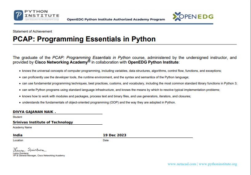 Divya Naik on LinkedIn: #python #programming #openedgpython #coding # ... Divya Naik on LinkedIn: #python #programming #openedgpython #coding # ...