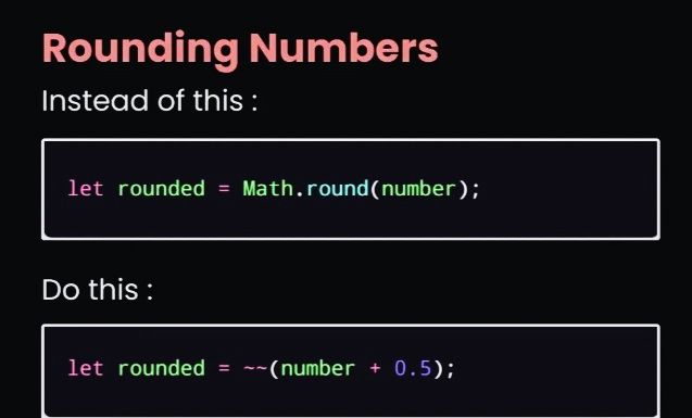 Sufyan Ahmed on LinkedIn: #javascript #codingtips #numberrounding # ... Sufyan Ahmed on LinkedIn: #javascript #codingtips #numberrounding # ...