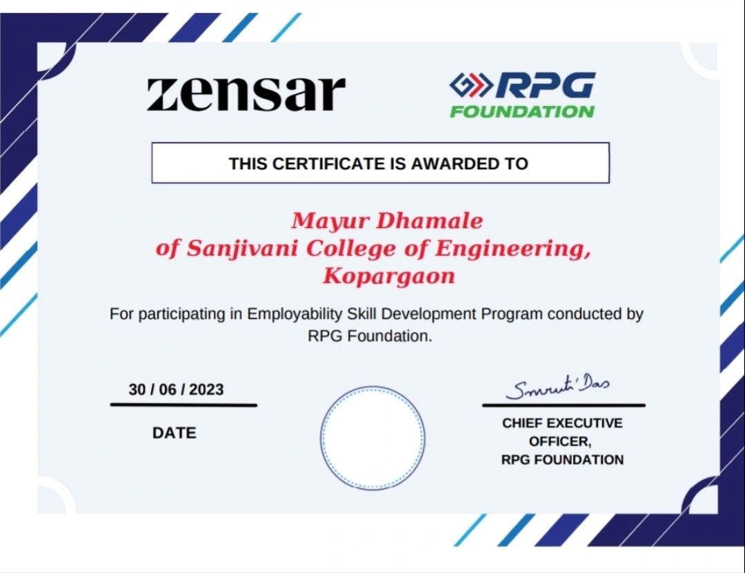 Mayur Dhamale on LinkedIn: #skilldevelopment #careergrowth #python #sql ... Mayur Dhamale on LinkedIn: #skilldevelopment #careergrowth #python #sql ...