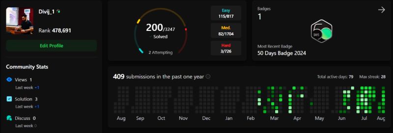 Divij Arora on LinkedIn: #coding #leetcode #milestone #techjourney # ... Divij Arora on LinkedIn: #coding #leetcode #milestone #techjourney # ...