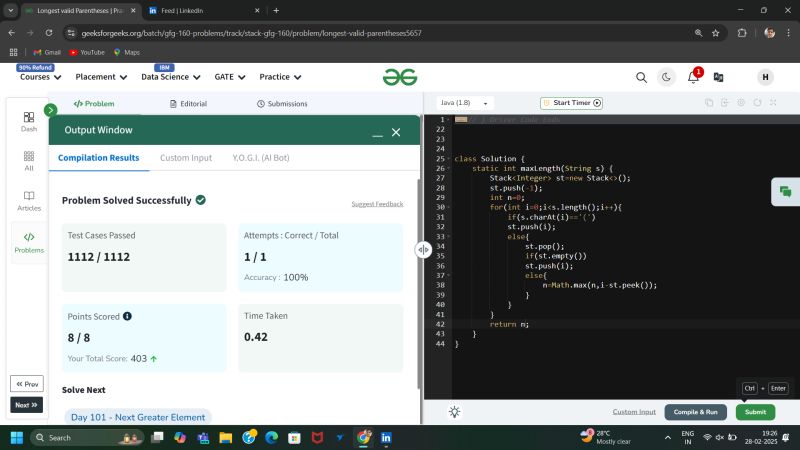 #problemsolving #160daysofcode #dsa #geeksforgeeks #codingjourney #java ... #problemsolving #160daysofcode #dsa #geeksforgeeks #codingjourney #java ...