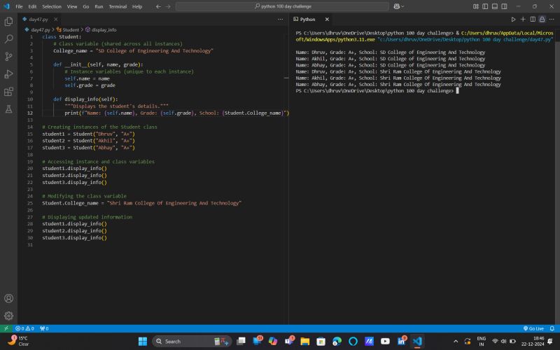 DHRUV SHARMA on LinkedIn: #100dayscodechallenge #python #oop # ... DHRUV SHARMA on LinkedIn: #100dayscodechallenge #python #oop # ...