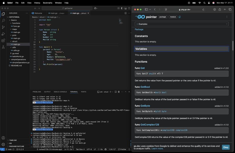 #golang #learning #programming #godevelopers #techjourney | Roshan Singh #golang #learning #programming #godevelopers #techjourney | Roshan Singh
