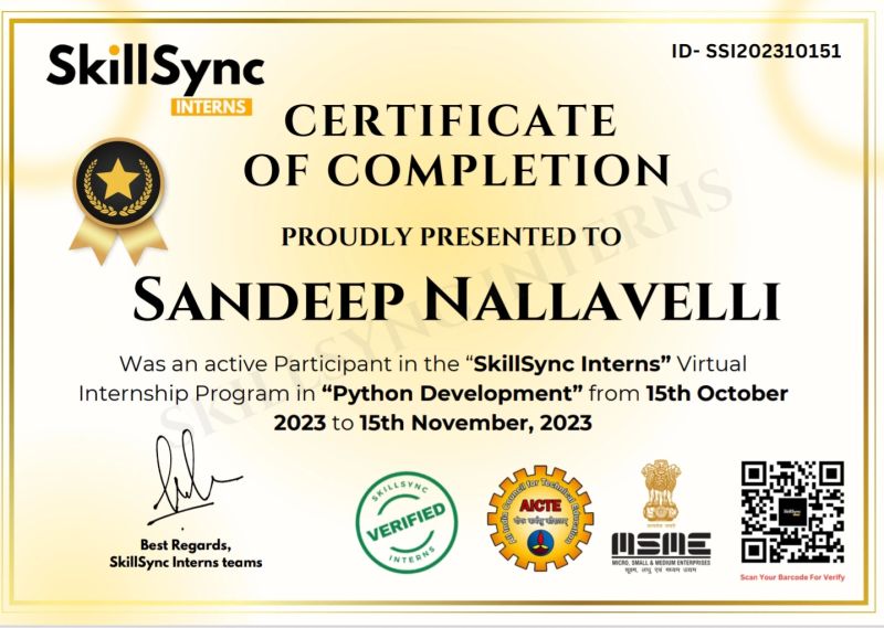 SANDEEP NALLAVELLI on LinkedIn: #pythonprogramming #pythonprogramming # ... SANDEEP NALLAVELLI on LinkedIn: #pythonprogramming #pythonprogramming # ...