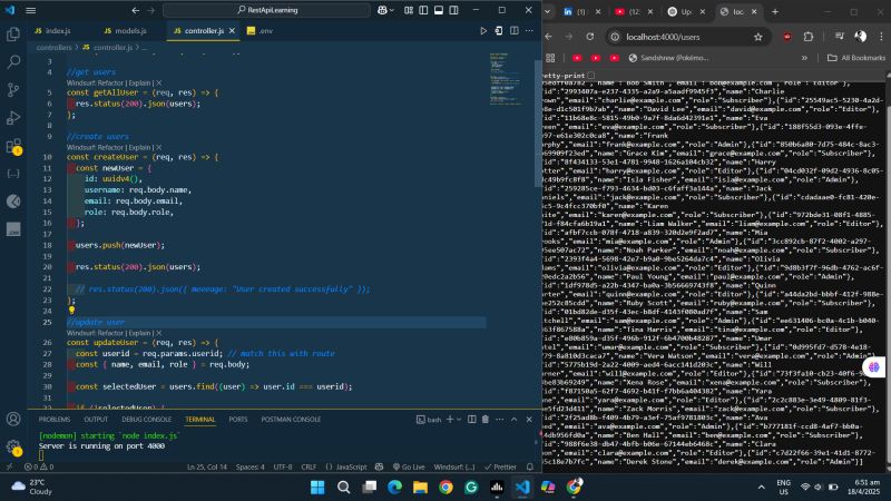#expressjs #nodejs #restapi #backenddev #learningjourney | Mostafa Shariare #expressjs #nodejs #restapi #backenddev #learningjourney | Mostafa Shariare