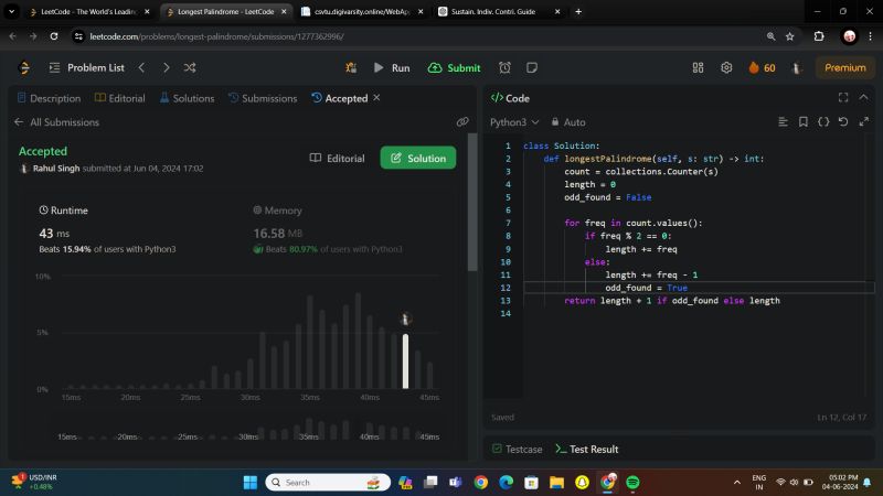 Rahul Singh on LinkedIn: #leetcode #codingjourney #problemsolving # ... Rahul Singh on LinkedIn: #leetcode #codingjourney #problemsolving # ...