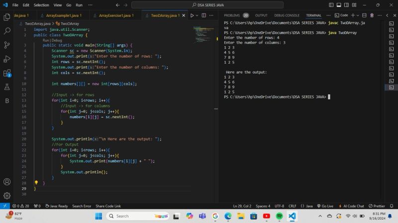 Arpita Verma on LinkedIn: #java #dsa #2darrays #matrixsearch # ... Arpita Verma on LinkedIn: #java #dsa #2darrays #matrixsearch # ...
