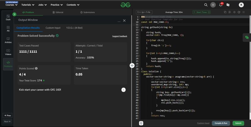 Kalidass Lakshmipathy on LinkedIn: #day48 #gfg160 #geekstreak2024 # ... Kalidass Lakshmipathy on LinkedIn: #day48 #gfg160 #geekstreak2024 # ...
