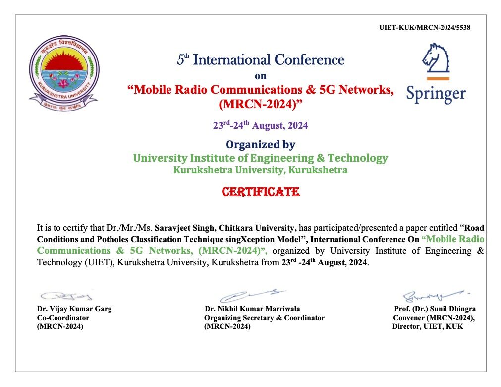 Dr. Saravjeet singh on LinkedIn: Paper Presentations Dr. Saravjeet singh on LinkedIn: Paper Presentations