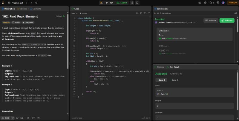 Resolved One LeetCode Java Problem | Cherakala Gireesh posted on the ... Resolved One LeetCode Java Problem | Cherakala Gireesh posted on the ...