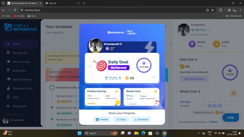 Srimanjunath G on LinkedIn: #ccbp #nxtwave #javascript #sql Srimanjunath G on LinkedIn: #ccbp #nxtwave #javascript #sql