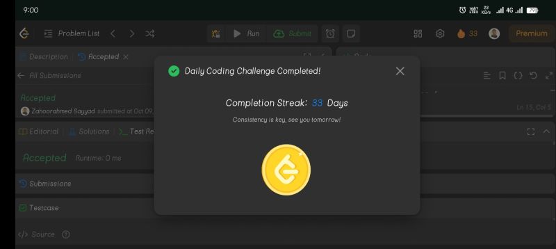 Zahoorahmed Sayyad on LinkedIn: #codingchallenge #leetcode #100daysofcode Zahoorahmed Sayyad on LinkedIn: #codingchallenge #leetcode #100daysofcode