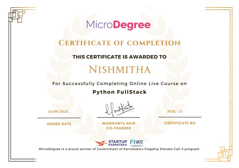 Nishmitha gowda on LinkedIn: #pythonfullstack #django #webdevelopment # ... Nishmitha gowda on LinkedIn: #pythonfullstack #django #webdevelopment # ...