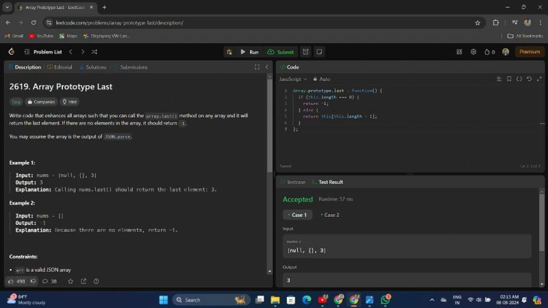 NIKET RAJ on LinkedIn: #100daysofcodechallenge #leetcode #javascript NIKET RAJ on LinkedIn: #100daysofcodechallenge #leetcode #javascript