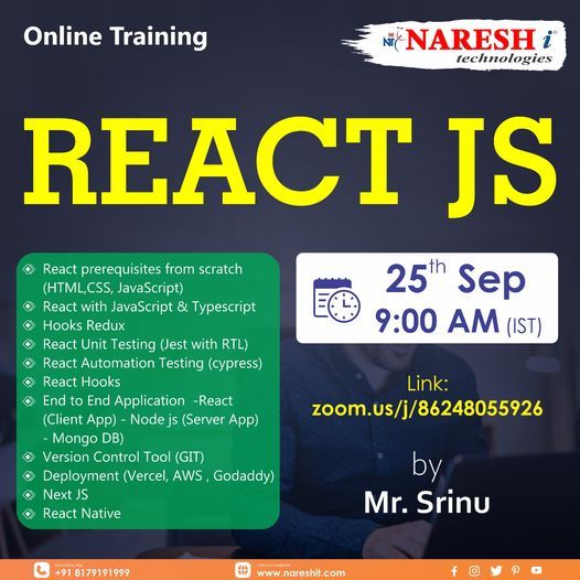 Satyanarayana Ch on LinkedIn: #reactjs #javascript #programming #coding ... Satyanarayana Ch on LinkedIn: #reactjs #javascript #programming #coding ...