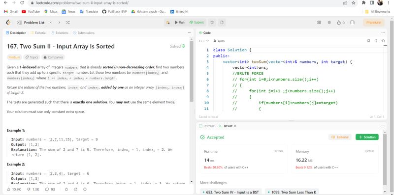 Day 34 of #leetcode challenge for #dsa | Gautam Kumar posted on the ... Day 34 of #leetcode challenge for #dsa | Gautam Kumar posted on the ...