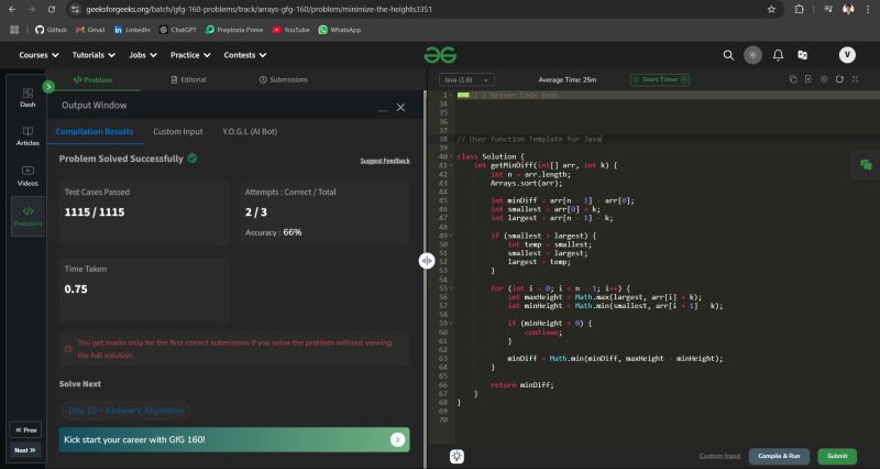 #codingchallenge #optimization #problemsolving #gfg160 #keepcoding ... #codingchallenge #optimization #problemsolving #gfg160 #keepcoding ...