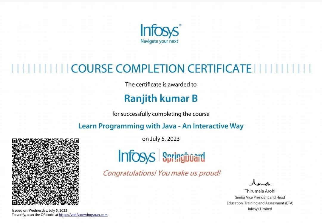 Ranjith Kumar B posted on LinkedIn Ranjith Kumar B posted on LinkedIn