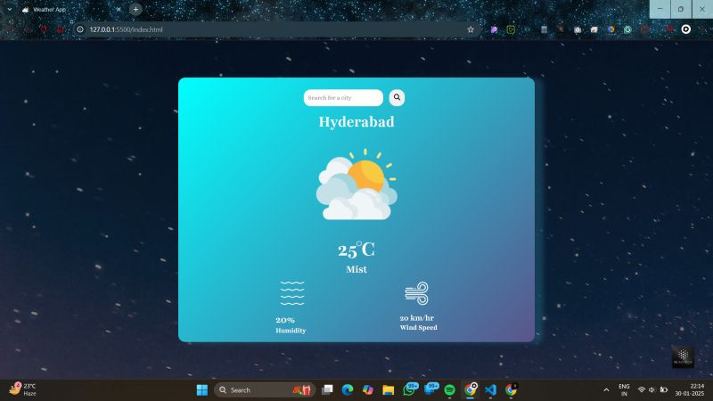 Omkar Vadnala on LinkedIn: #webdevelopment #weatherapp #javascript # ... Omkar Vadnala on LinkedIn: #webdevelopment #weatherapp #javascript # ...