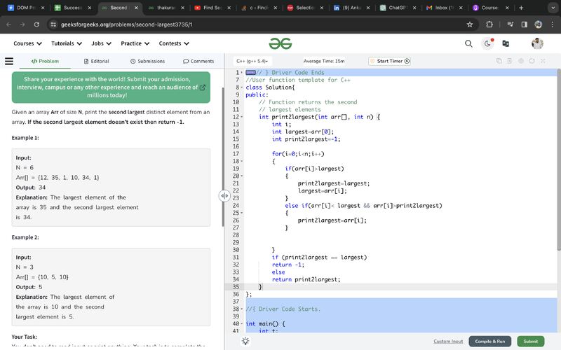 Ankan Thakur on LinkedIn: #dsachallenge #coding #algorithm # ... Ankan Thakur on LinkedIn: #dsachallenge #coding #algorithm # ...