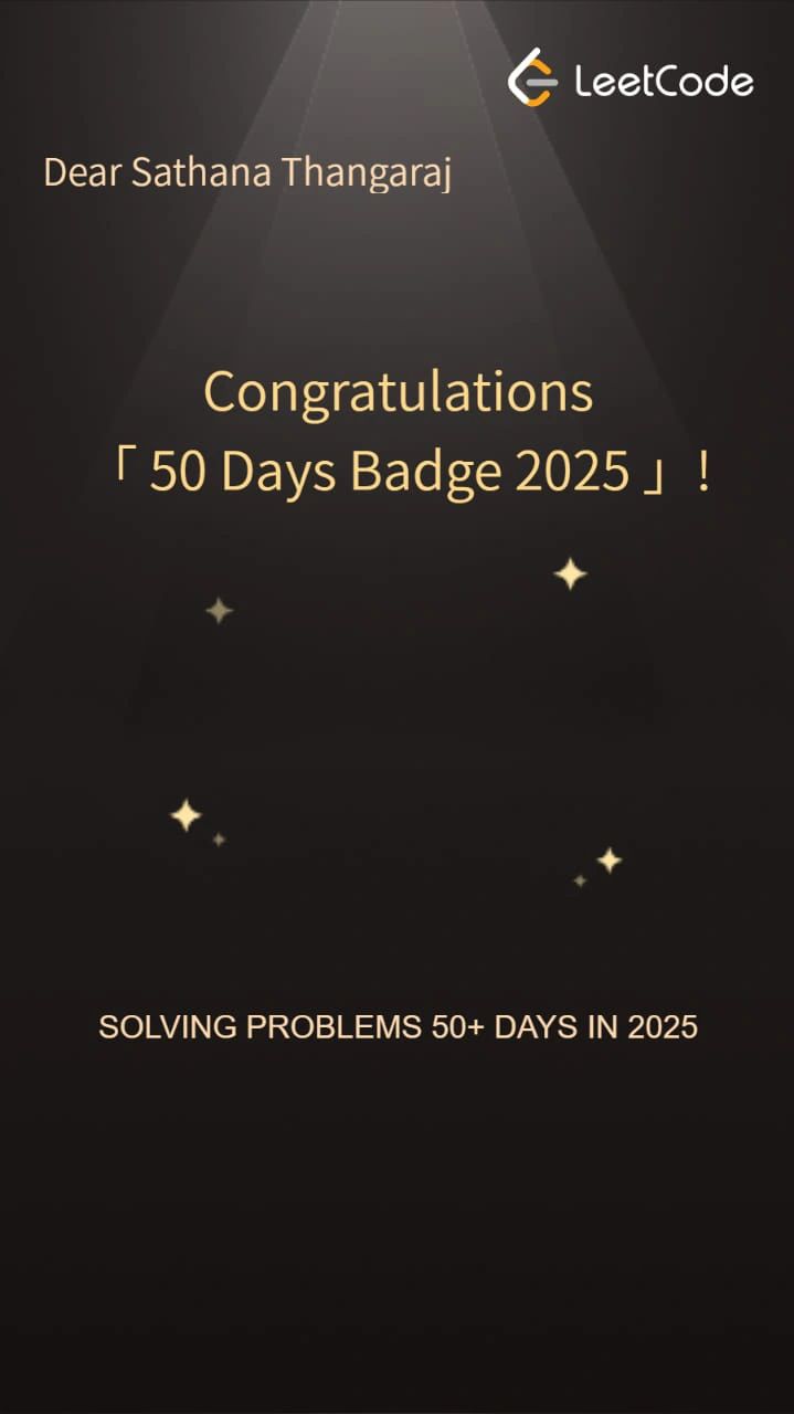 #leetcode #codingjourney #problemsolving #consistencyiskey… | Sathana ... #leetcode #codingjourney #problemsolving #consistencyiskey… | Sathana ...