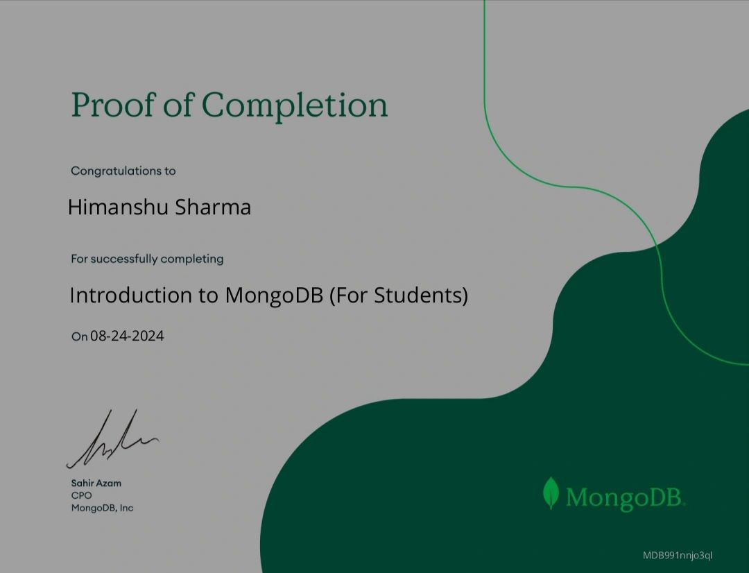 Himanshu sharma on LinkedIn: #mongodb #nodejs #nosql # ... Himanshu sharma on LinkedIn: #mongodb #nodejs #nosql # ...