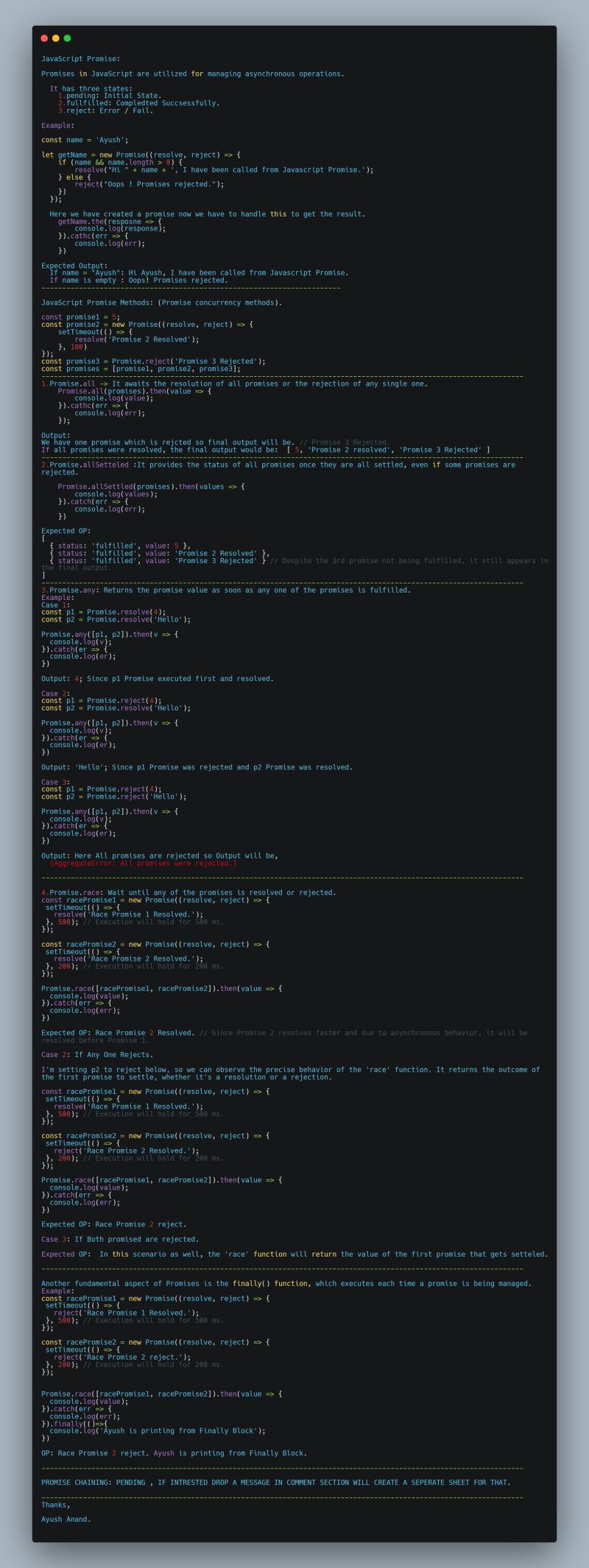 Ayush Anand on LinkedIn: #javascript Ayush Anand on LinkedIn: #javascript