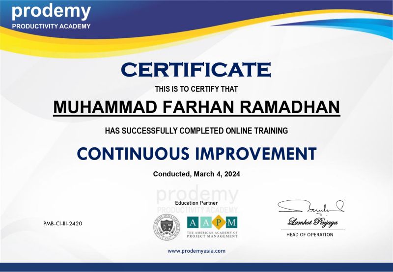 Muhammad Farhan Ramadhan on LinkedIn: Hi everyone!!! I would like to ... Muhammad Farhan Ramadhan on LinkedIn: Hi everyone!!! I would like to ...