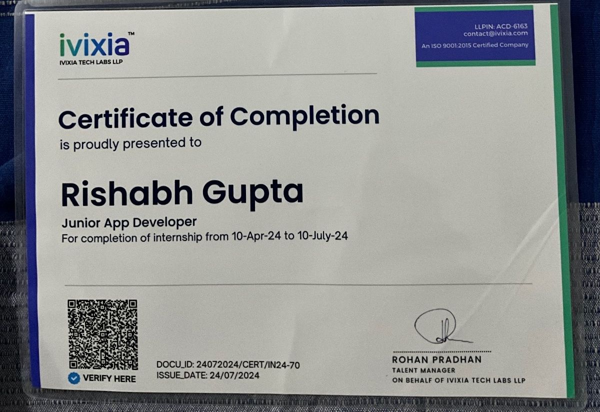 rishabh gupta on LinkedIn: #internship #appdevelopment #flutter #dart # ... rishabh gupta on LinkedIn: #internship #appdevelopment #flutter #dart # ...