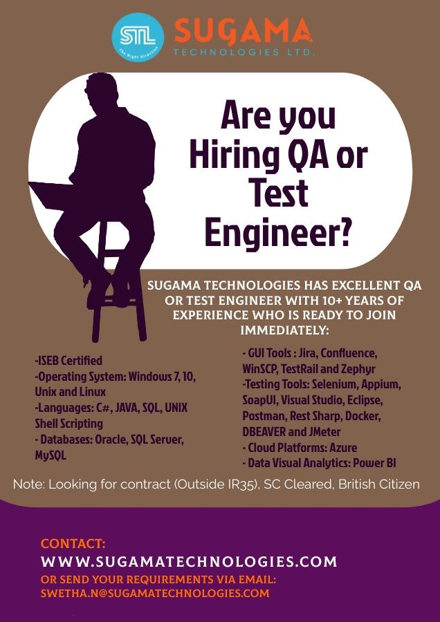 Sugama Technologies Ltd on LinkedIn: #unitedkingdom #london #scotland # ... Sugama Technologies Ltd on LinkedIn: #unitedkingdom #london #scotland # ...