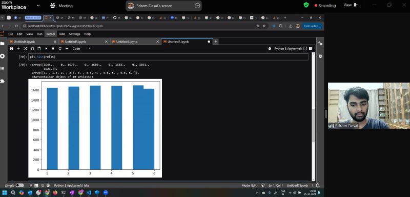 SHAIK NEELOFAR on LinkedIn: #numpy #python #probability #datascience # ... SHAIK NEELOFAR on LinkedIn: #numpy #python #probability #datascience # ...