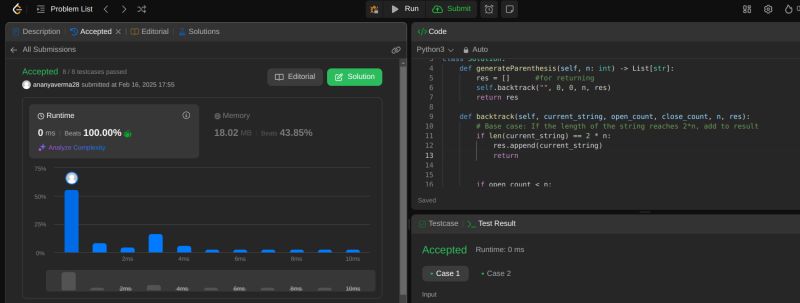 #100daysofdsa #backtracking #recursion #generateparentheses #leetcode # ... #100daysofdsa #backtracking #recursion #generateparentheses #leetcode # ...