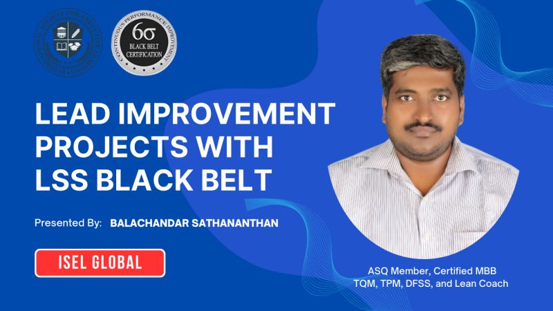 ISEL GLOBAL - Six Sigma Certification & PMP Certification Institute on ... ISEL GLOBAL - Six Sigma Certification & PMP Certification Institute on ...