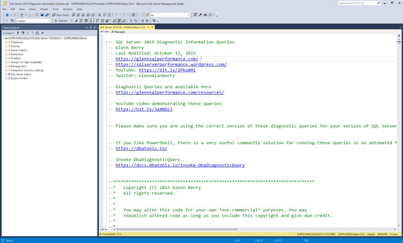 Glenn Berry on LinkedIn: #sql #sqlserver #sqlserver2019 Glenn Berry on LinkedIn: #sql #sqlserver #sqlserver2019