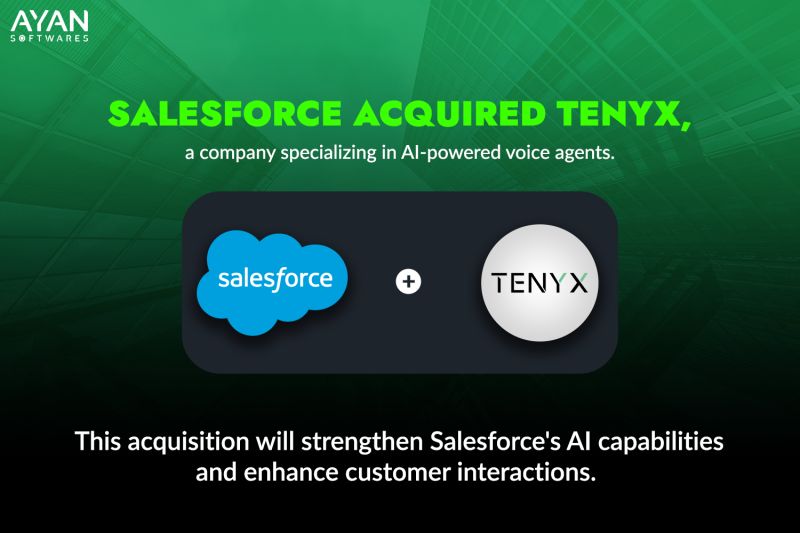 AYAN Softwares on LinkedIn: #salesforce #ai #acquisition #tenyx AYAN Softwares on LinkedIn: #salesforce #ai #acquisition #tenyx