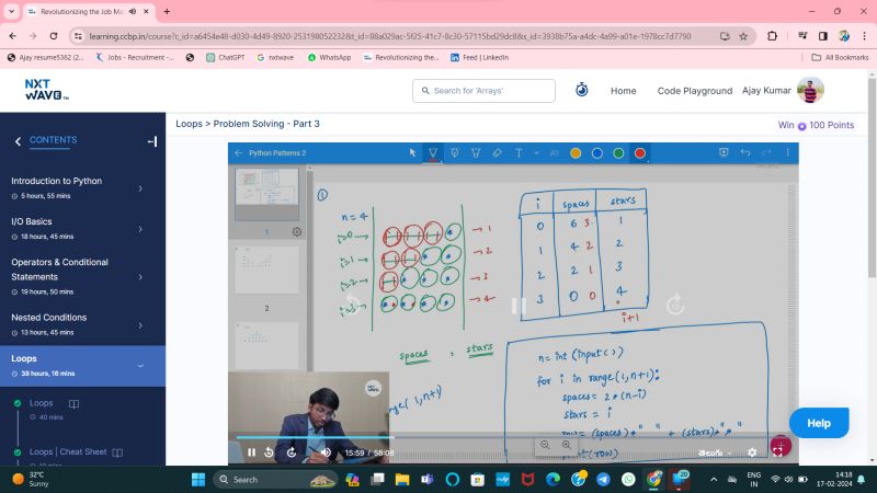 Ajay Kumar Sakhapuram on LinkedIn: #day132 #ccbp #nxtwave #python Ajay Kumar Sakhapuram on LinkedIn: #day132 #ccbp #nxtwave #python