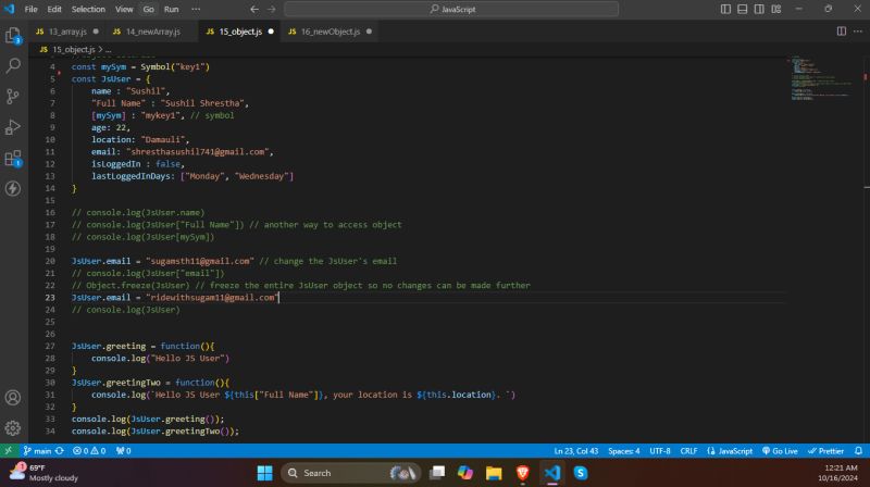 Sushil Shrestha on LinkedIn: #javascript #objects #symbols # ... Sushil Shrestha on LinkedIn: #javascript #objects #symbols # ...