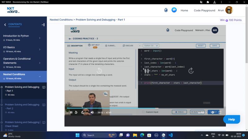 Arun kumar R on LinkedIn: #day59 #100daysofcodechallenge #coding # ... Arun kumar R on LinkedIn: #day59 #100daysofcodechallenge #coding # ...