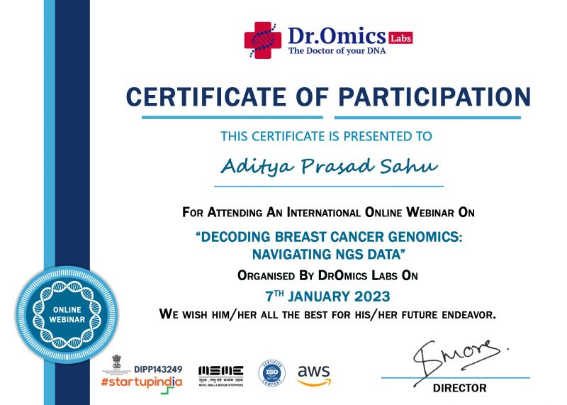 #breastcancer #genomics #ngsdata #webinarinsights | Aditya Prasad Sahu #breastcancer #genomics #ngsdata #webinarinsights | Aditya Prasad Sahu