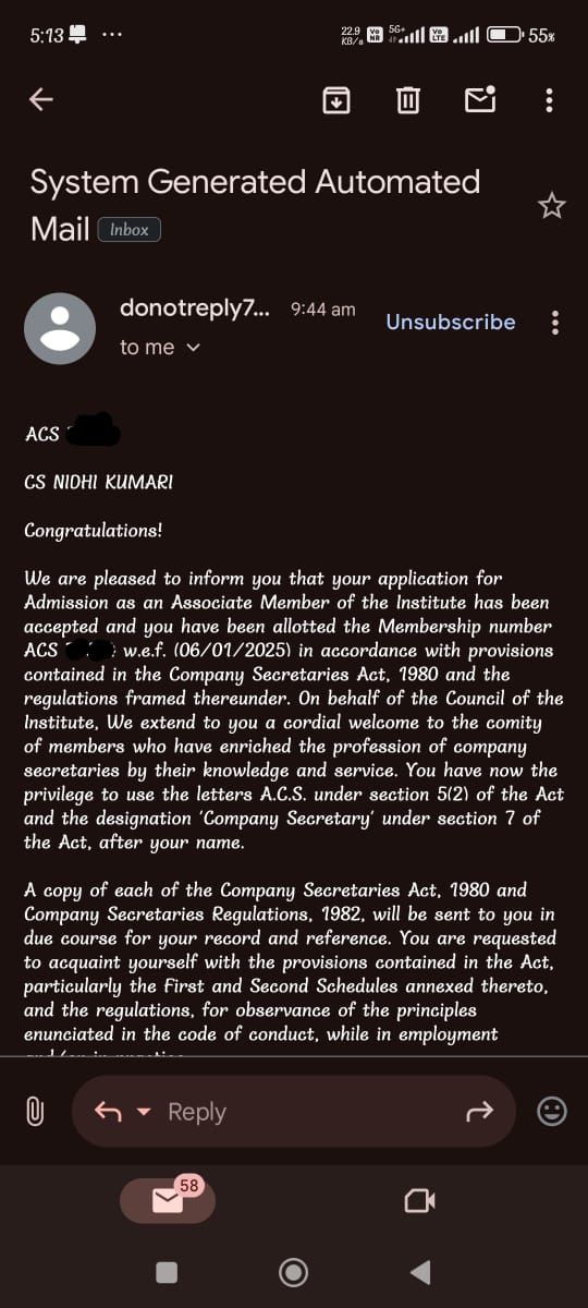 Officially it's CS Nidhi Kumari!! New Year has come with new… | CS ... Officially it's CS Nidhi Kumari!! New Year has come with new… | CS ...