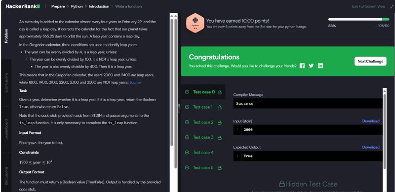 Yogesh S on LinkedIn: #problemsolving #hackerrank #python # ... Yogesh S on LinkedIn: #problemsolving #hackerrank #python # ...