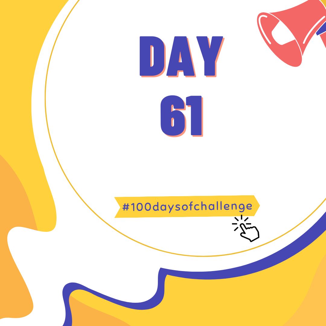 Anjali Meshram on LinkedIn: Hey Connections! Here's Day 61 of ... Anjali Meshram on LinkedIn: Hey Connections! Here's Day 61 of ...