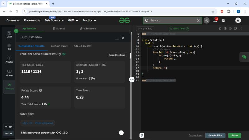 #100daysofcode #dsa #codingjourney #c #geeksforgeeks #learningeveryday ... #100daysofcode #dsa #codingjourney #c #geeksforgeeks #learningeveryday ...