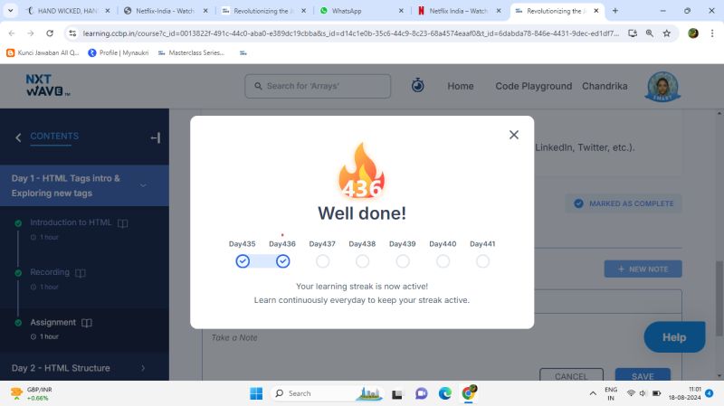 Kola Chandrika on LinkedIn: #nxtwave #ccbp #nxtwavestreak Kola Chandrika on LinkedIn: #nxtwave #ccbp #nxtwavestreak
