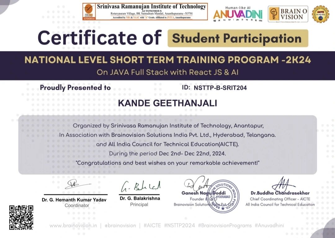 Geethanjali Kande on LinkedIn: #brainovisionnsttp2024 #nsttp2024 #aicte ... Geethanjali Kande on LinkedIn: #brainovisionnsttp2024 #nsttp2024 #aicte ...