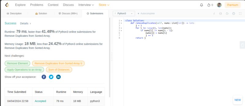 Sampath Vijayan on LinkedIn: #leetcode #coding #challenge #algorithms # ... Sampath Vijayan on LinkedIn: #leetcode #coding #challenge #algorithms # ...