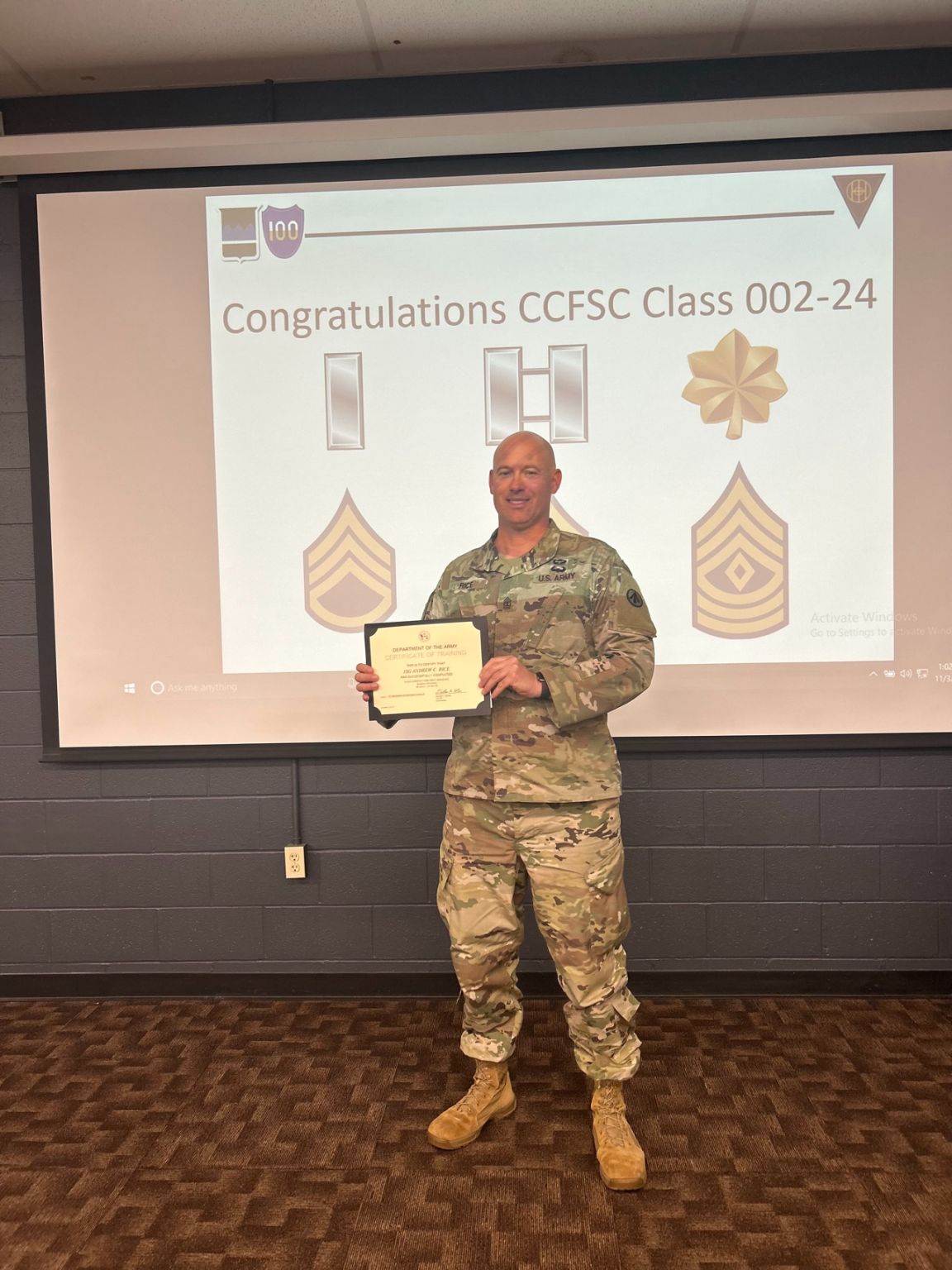 Andrew Rice on LinkedIn: Just finished Company Commanders/First ... Andrew Rice on LinkedIn: Just finished Company Commanders/First ...