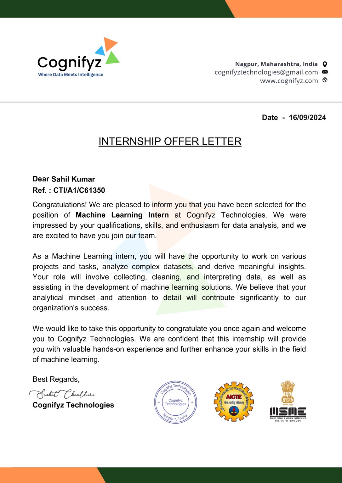 Sahil Kumar on LinkedIn: #machinelearning #ai #internshipjourney # ... Sahil Kumar on LinkedIn: #machinelearning #ai #internshipjourney # ...