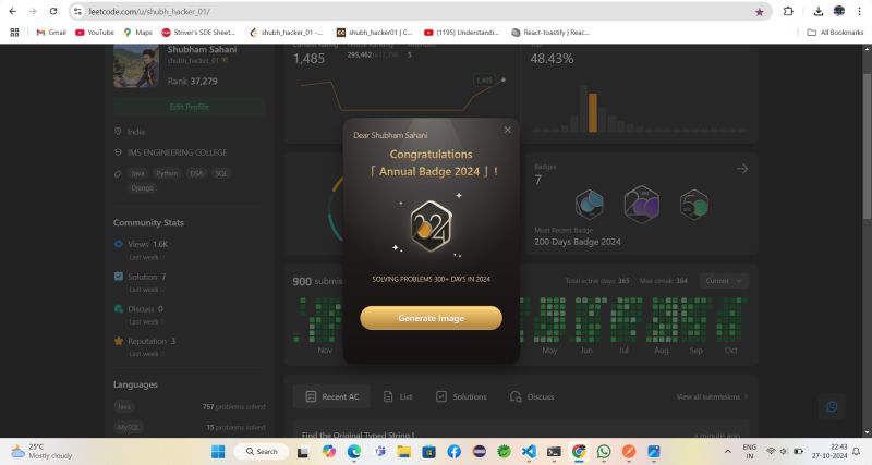 Shubham Sahani on LinkedIn: #leetcode #codingstreak #leetcode300days # ... Shubham Sahani on LinkedIn: #leetcode #codingstreak #leetcode300days # ...