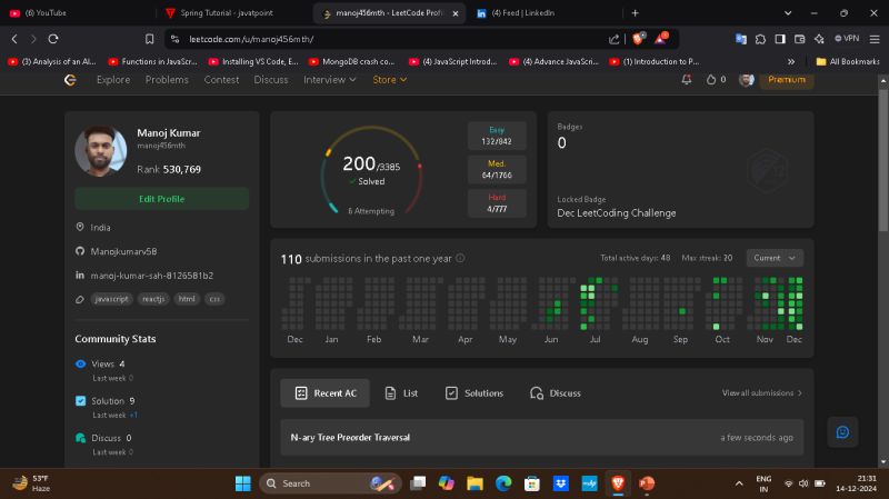 #leetcode #dsa #problemsolving #codingjourney #interviewpreparation # ... #leetcode #dsa #problemsolving #codingjourney #interviewpreparation # ...